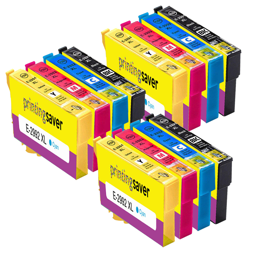 12 Ink Cartridge For Epson XP-455 XP-245 XP-247 XP-335 XP-342 XP-345 ...